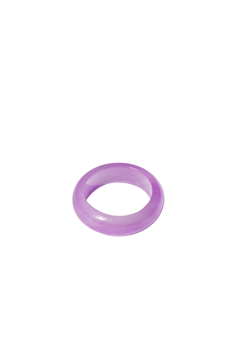Lilac — Purple jade ring | seree